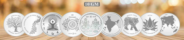 Buy 10 Gm Silver Coin Online At Best Price In India | Sikkawala ...