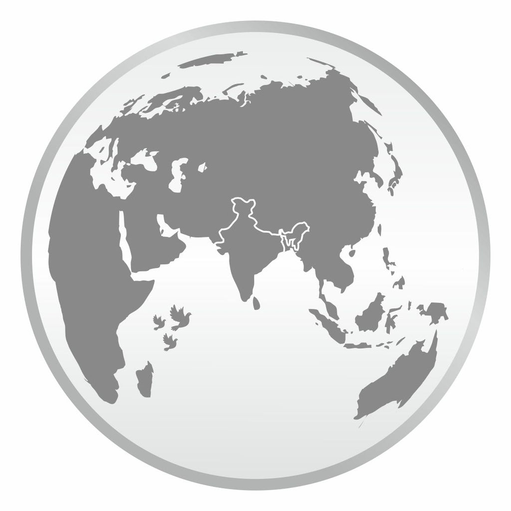 Sikkawala BIS Hallmarked World map 999 Silver Coin 10 gm - SKSRCP-10 ...